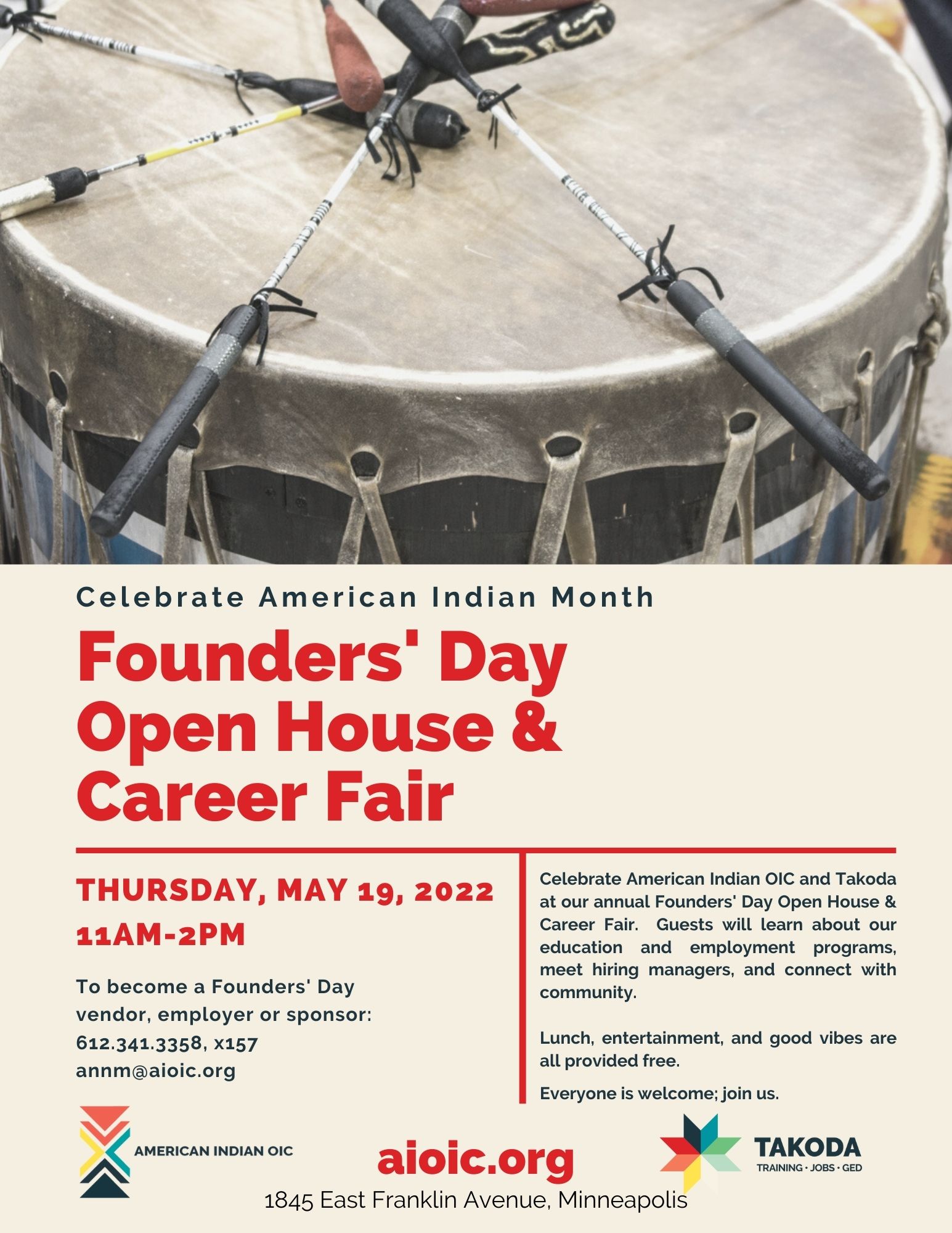 Founders' Day: Open House and Career Fair - American Indian OIC